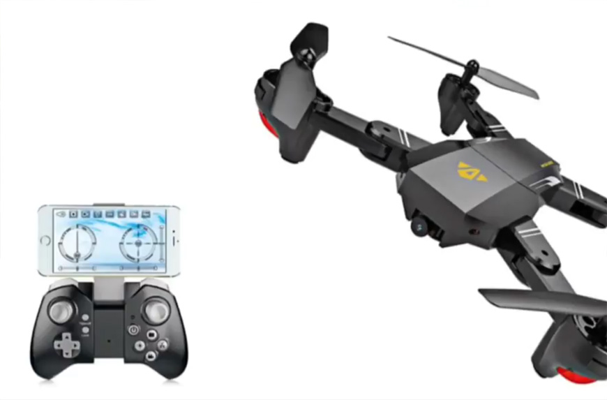 Visuo XS809HW foldable drone - DJI Mavic Pro kloon