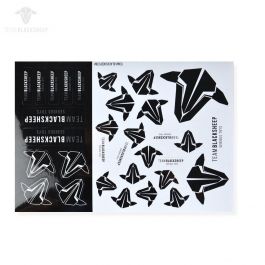 Stickervel met Team Blacksheep (TBS) logo's
