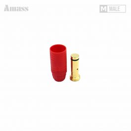 AS150 Connector Amass (ROOD) - MALE - 1 STUK