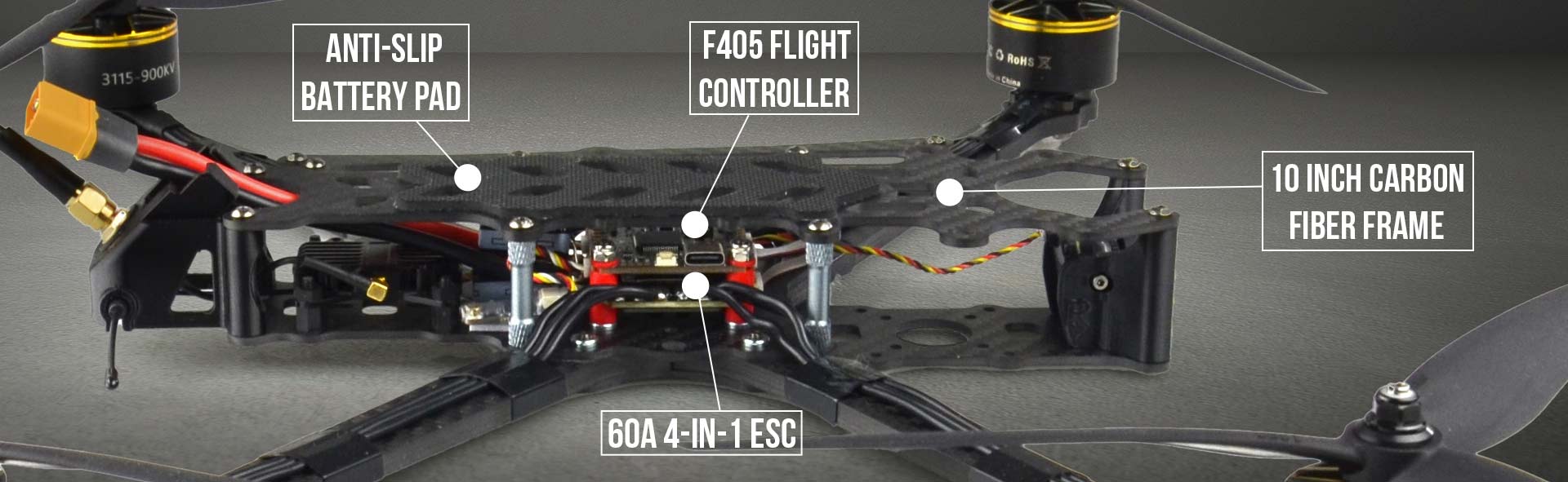 HaoyeRC 10 inch FPV Drone - ELRS