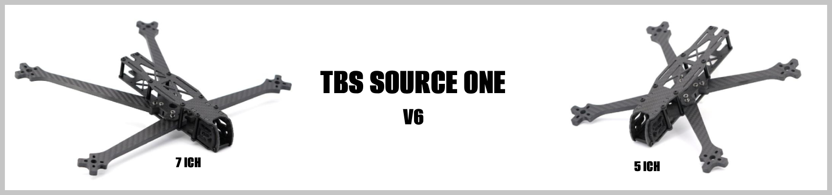 TBS Source One V6 5 inch - Frame Kit